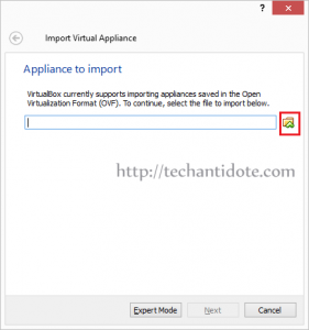 how to import ova file into virtualbox + Screenshots - Tech Antidote