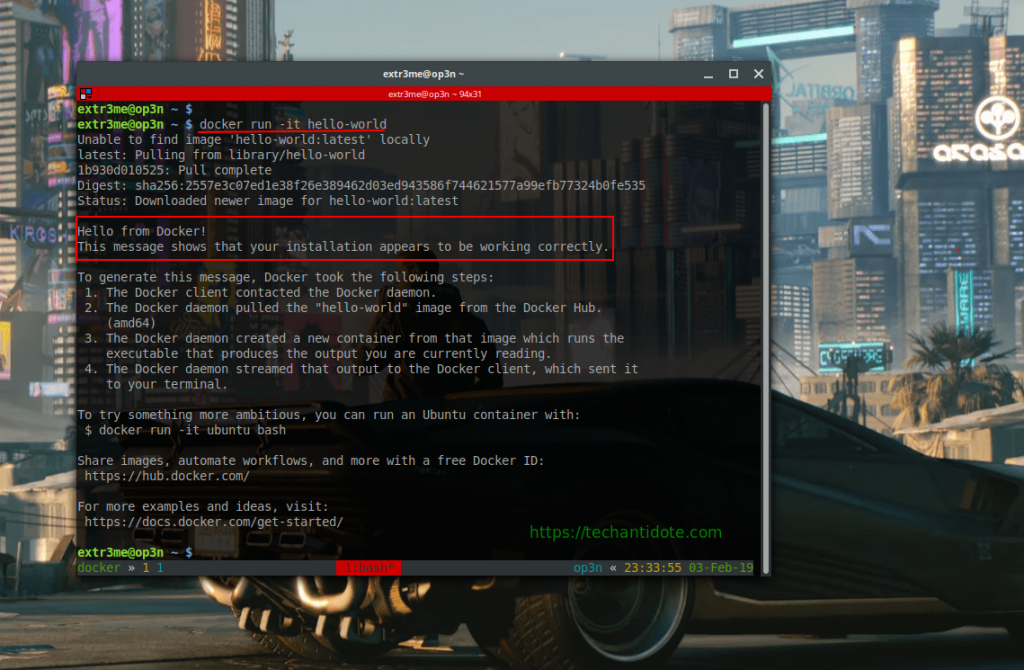 Install Docker On Ubuntu 18041 Tech Antidote