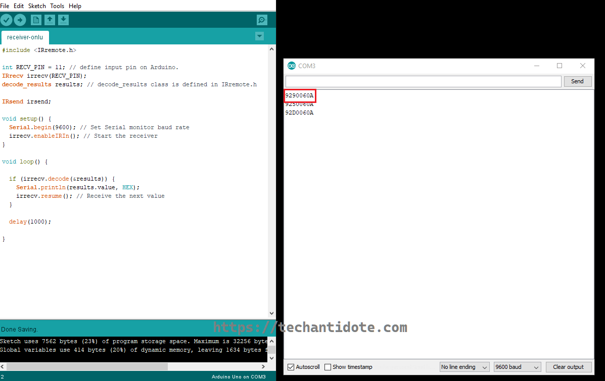 Decoding IR Signals of a Blue Star Air Conditioner using an Arduino ...