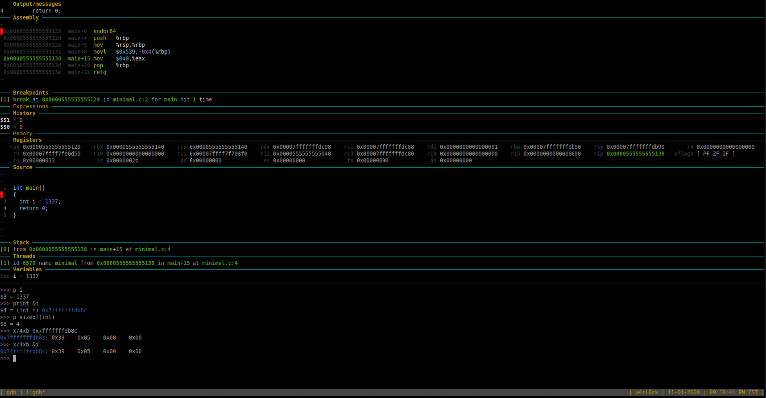 GDB basics with C - Tech Antidote