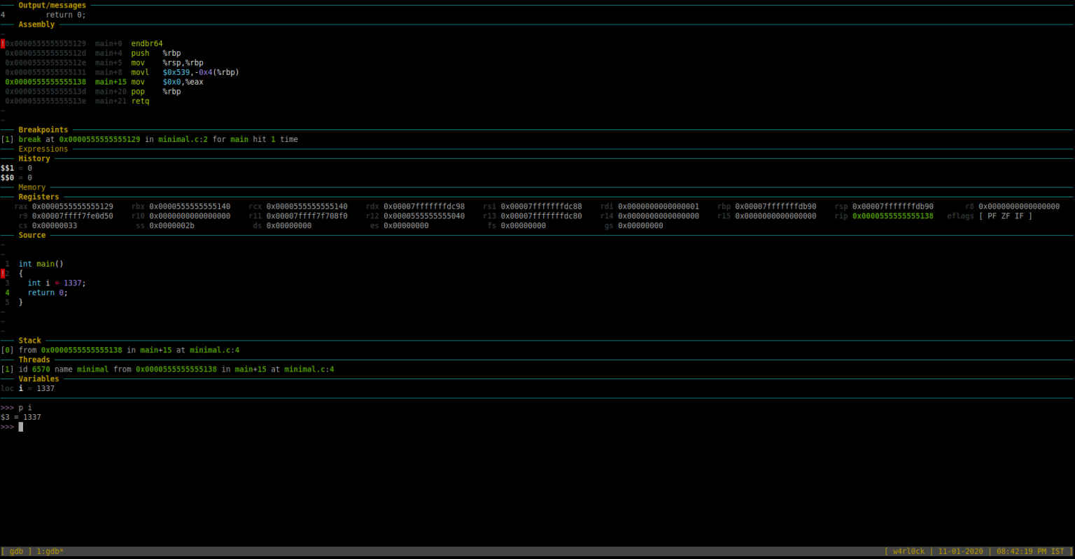GDB basics with C - Tech Antidote